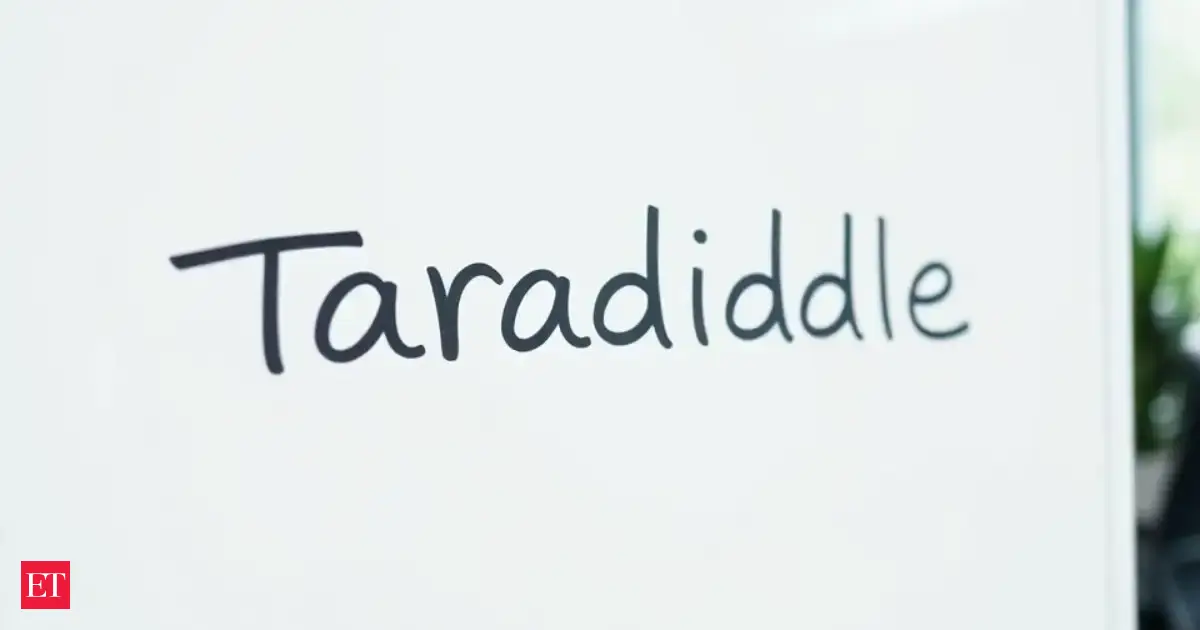 word of the day: Word of the day: Taradiddle - The Economic Times