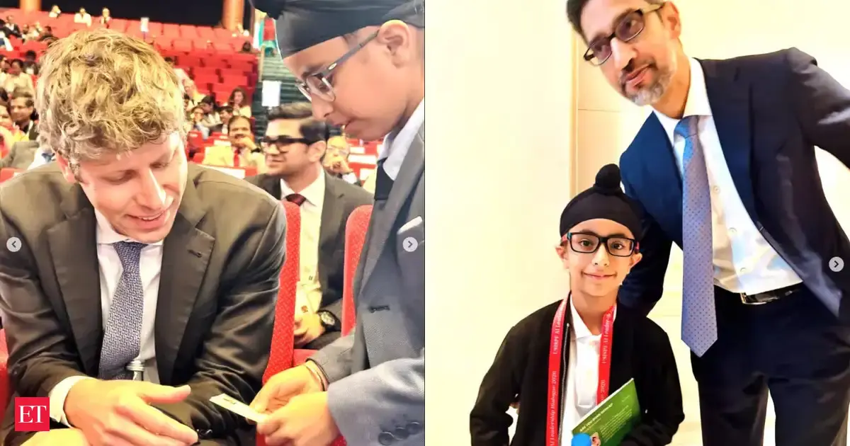 Who is Ranvir Sachdeva? 8-year-old who met Sundar Pichai, Sam Altman ...