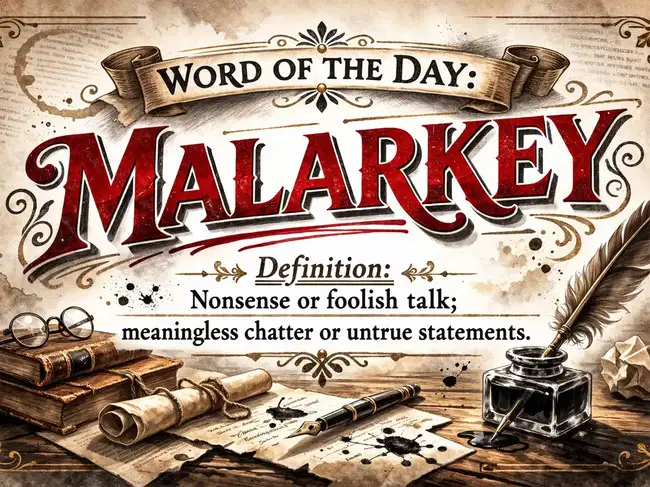 Word of the Day: Malarkey - The Economic Times