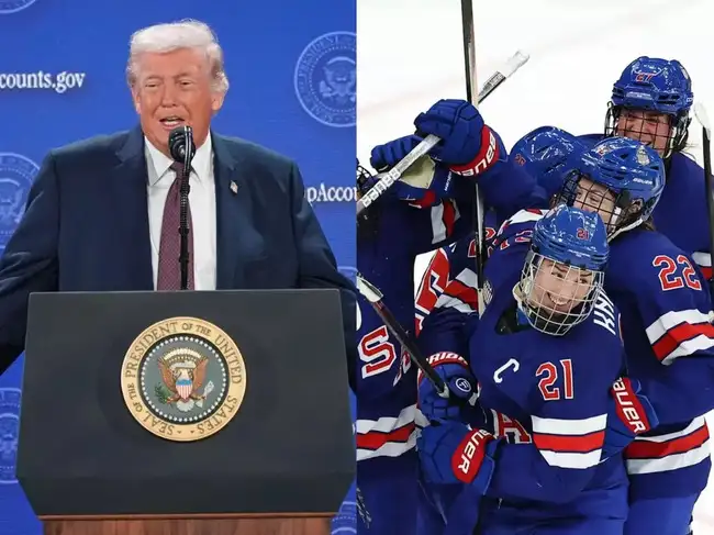 Did Trump’s locker room joke spark a snub? US women’s ice hockey team ...