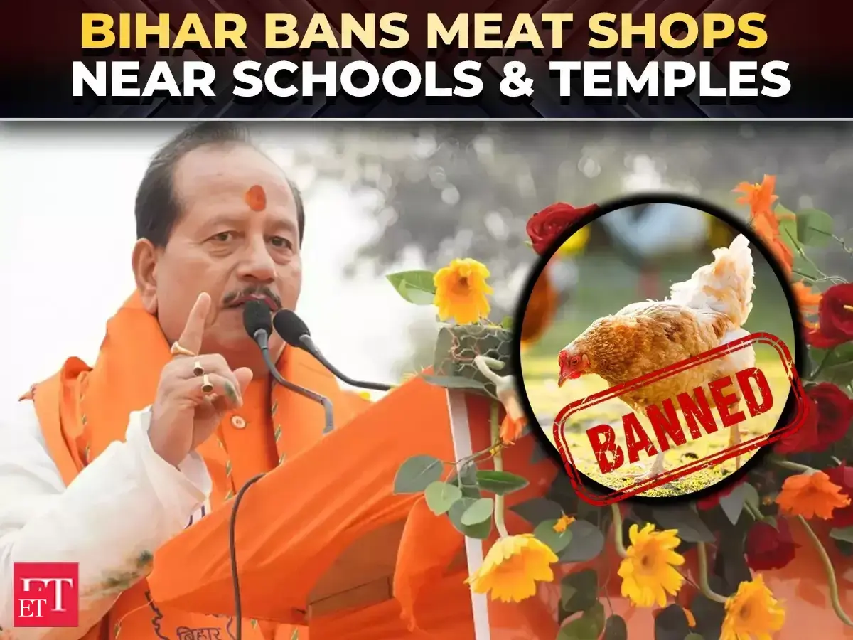 'Bihar meat ban': Dy CM Vijay Sinha orders strict action against meat ...