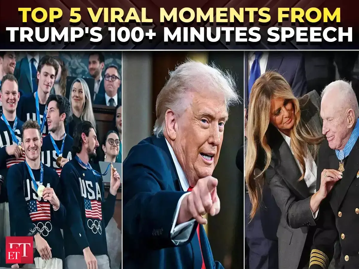 'How do you not stand?': Top five moments from Trump’s marathon Speech ...