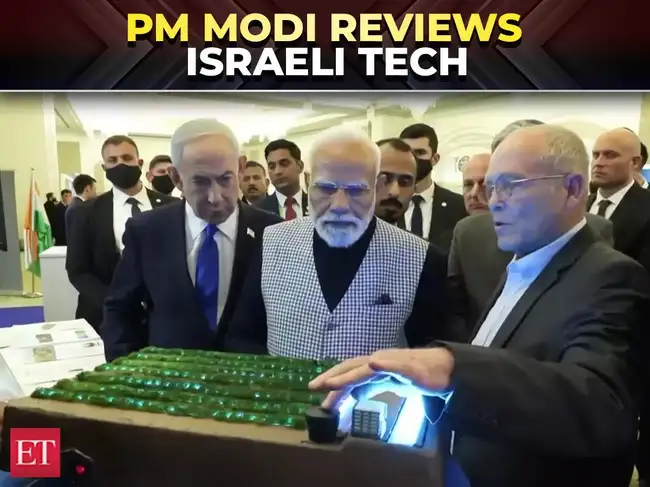 PM Modi visits Israeli tech innovation exhibition, invites firms to ...