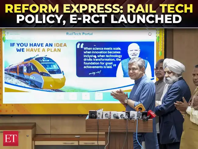 Indian Railways launches Rail Tech Policy to promote innovation, start ...