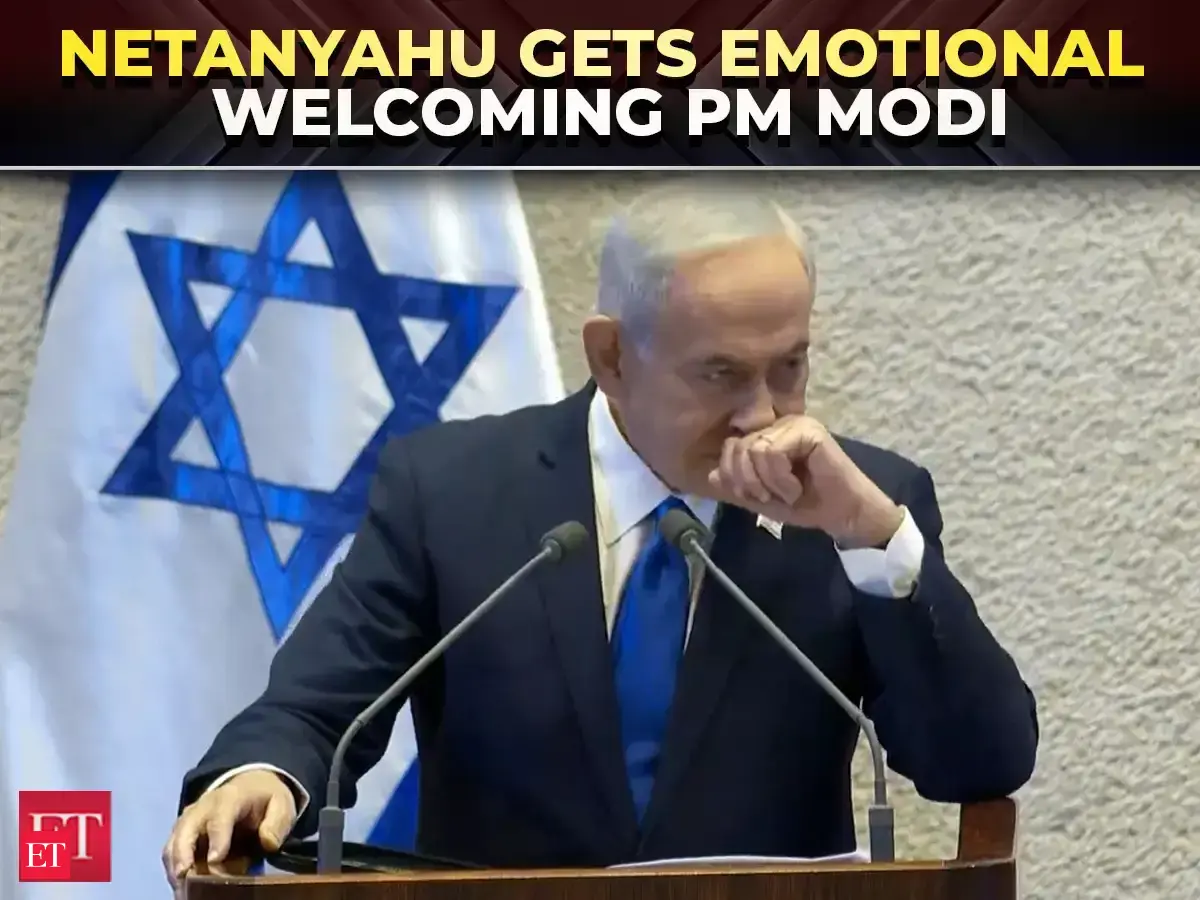 Israeli PM Netanyahu gets emotional welcoming PM Modi: 'More than a ...