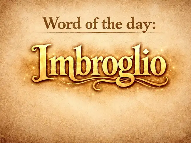 Word of the day: Imbroglio - The Economic Times