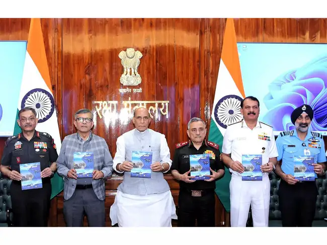 Rajnath Singh unveils ‘Defence Forces Vision 2047’ roadmap - The ...