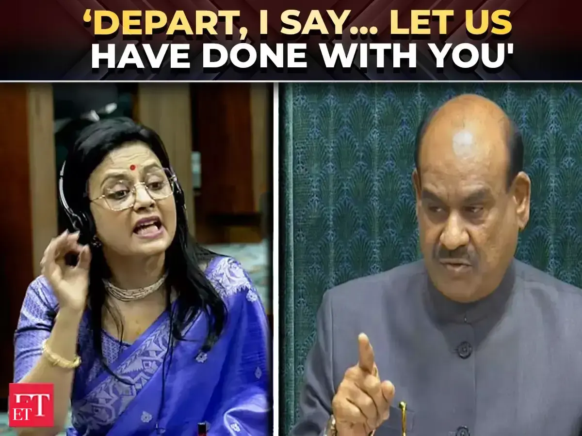 mahua moitra speech: ‘Depart, I Say…’: Mahua Moitra backs no-confidence ...