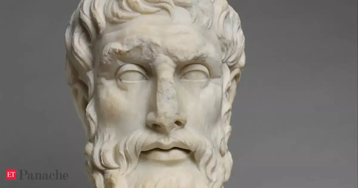 Quote of the day by Epicurus: 'You don't develop courage by being happy ...