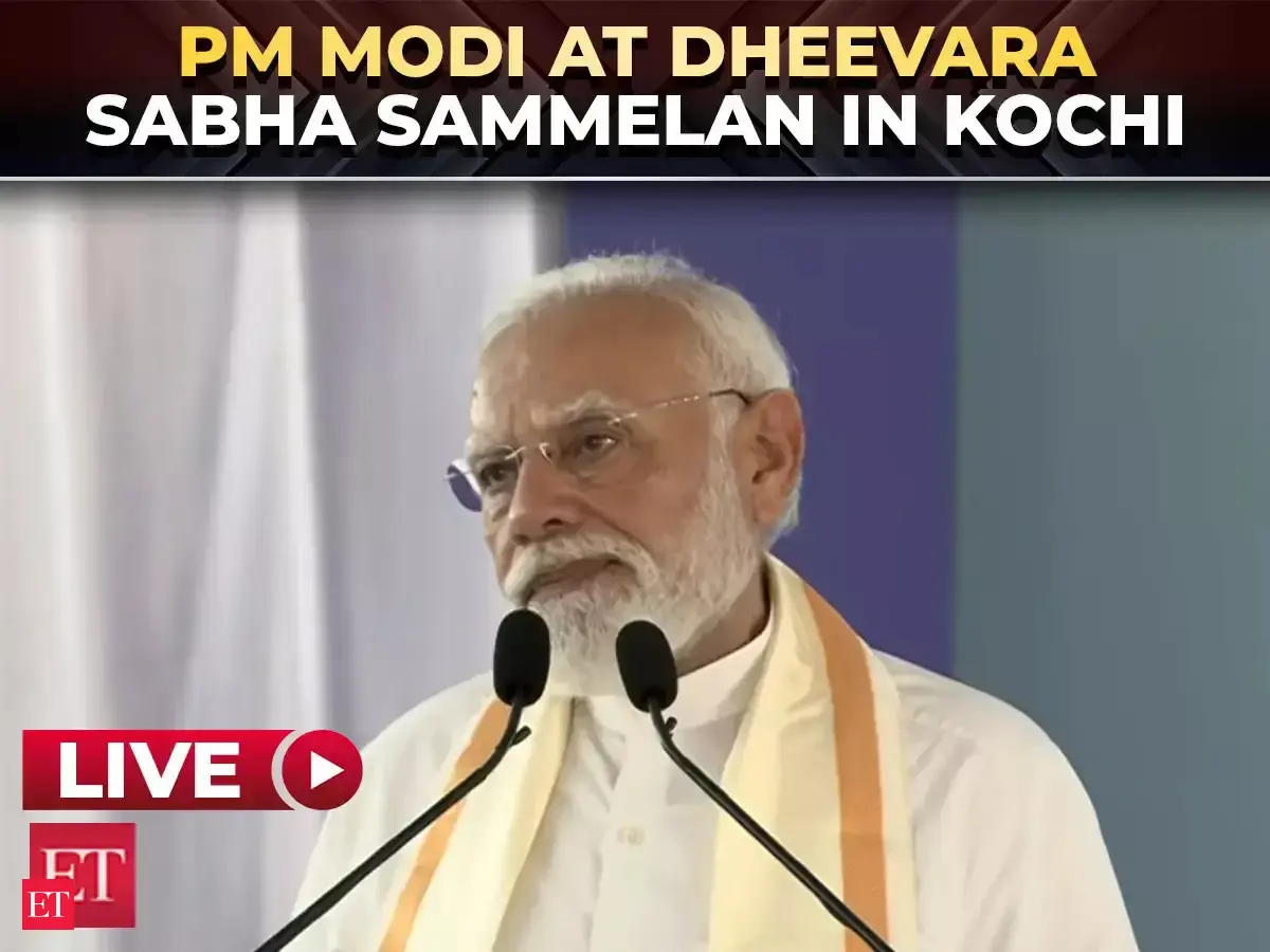 PM Modi in Kochi: Addresses Golden Jubilee Sammelan of Akhila Kerala ...