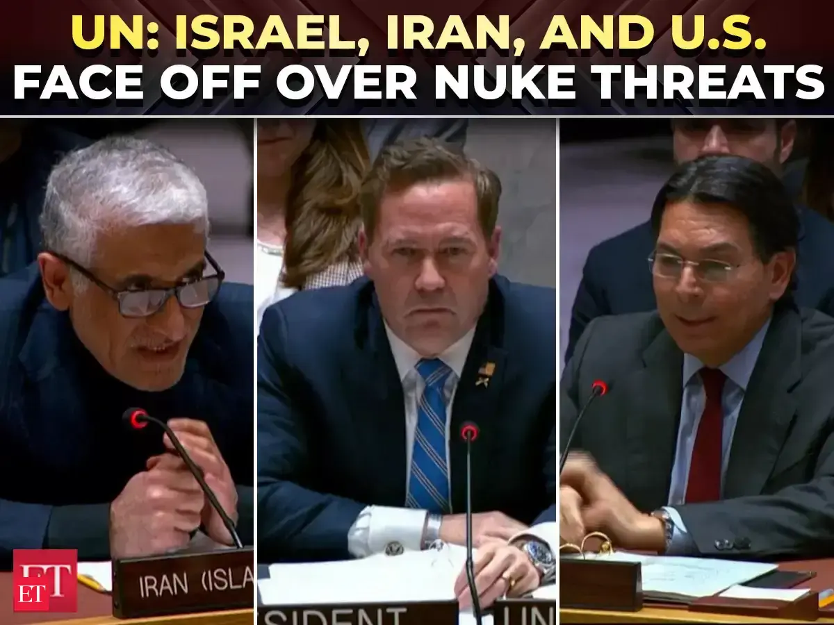 Middle East tensions: Iran vs US-Israel: Ambassadors CLASH at UNSC over ...