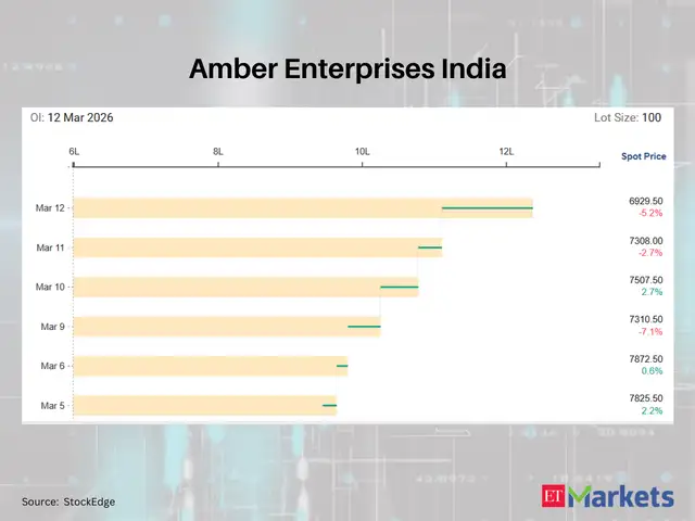 Amber Enterprises India - Mazagon Dock among 6 F&O stocks that saw a ...