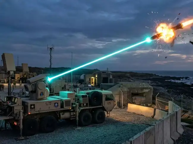 Why shoot a $3 million missile when a $3.50 laser can do the job ...