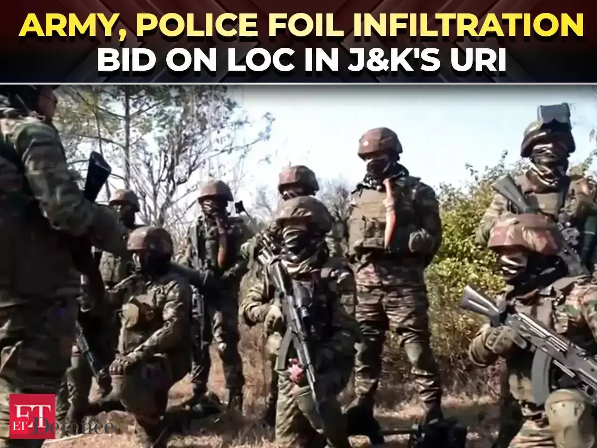 Indian Army along with J&K Police foil infiltration bid in J&K's Uri ...