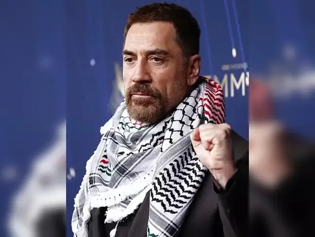 Oscar-winning actor Javier Bardem voices the ‘No to War, Free Palestine ...