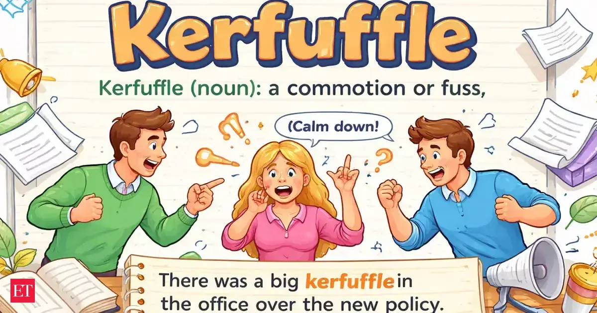 Word of the Day: Kerfuffle - The Economic Times