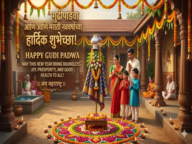 Happy Gudi Padwa 2026: 100+ wishes, HD images, wallpapers quotes ...