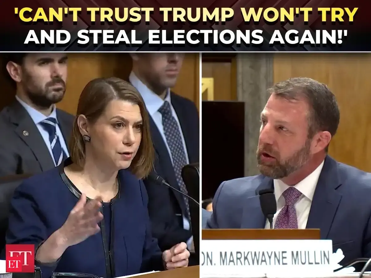 'Will you put ICE officers at polling stations?': Sen Slotkin vs Mullin ...