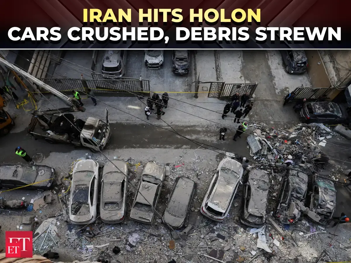 iran israel war: Shocking scenes in Holon as Iran cluster strike hits ...