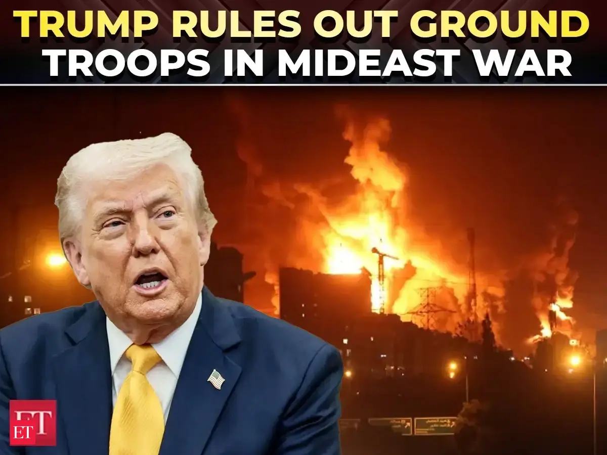 'No boots on the ground': Trump rejects troop deployment as Iran war ...