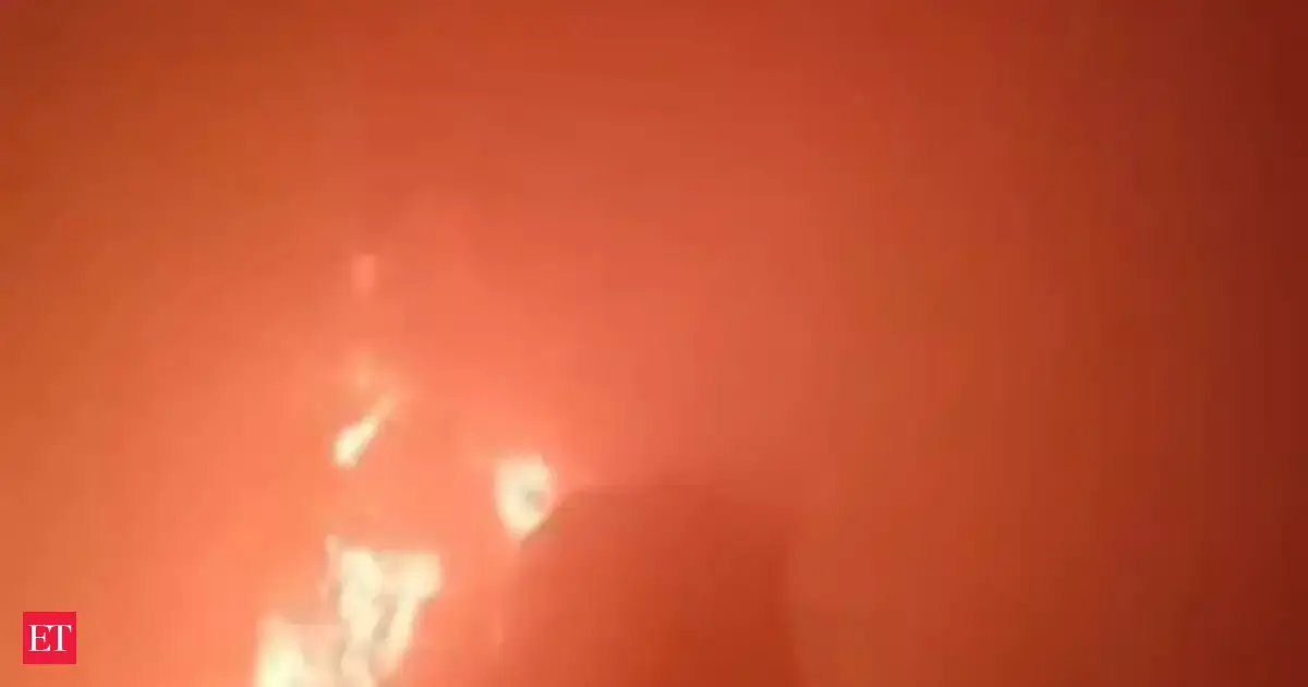 Andhra Pradesh: Bus catches fire in Ramabhadrapuram, no casualties ...