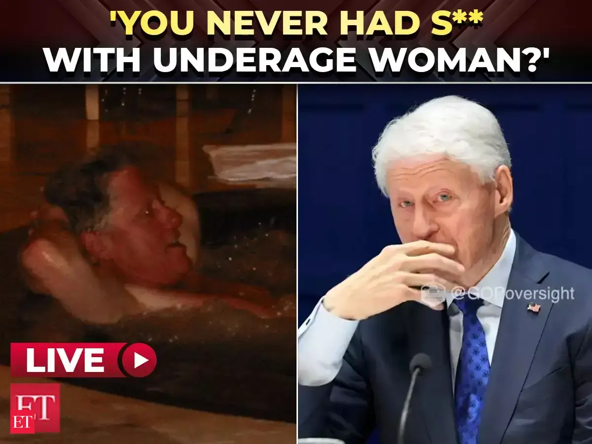 epstein files: Bill Clinton shakes and laughs during Epstein deposition ...