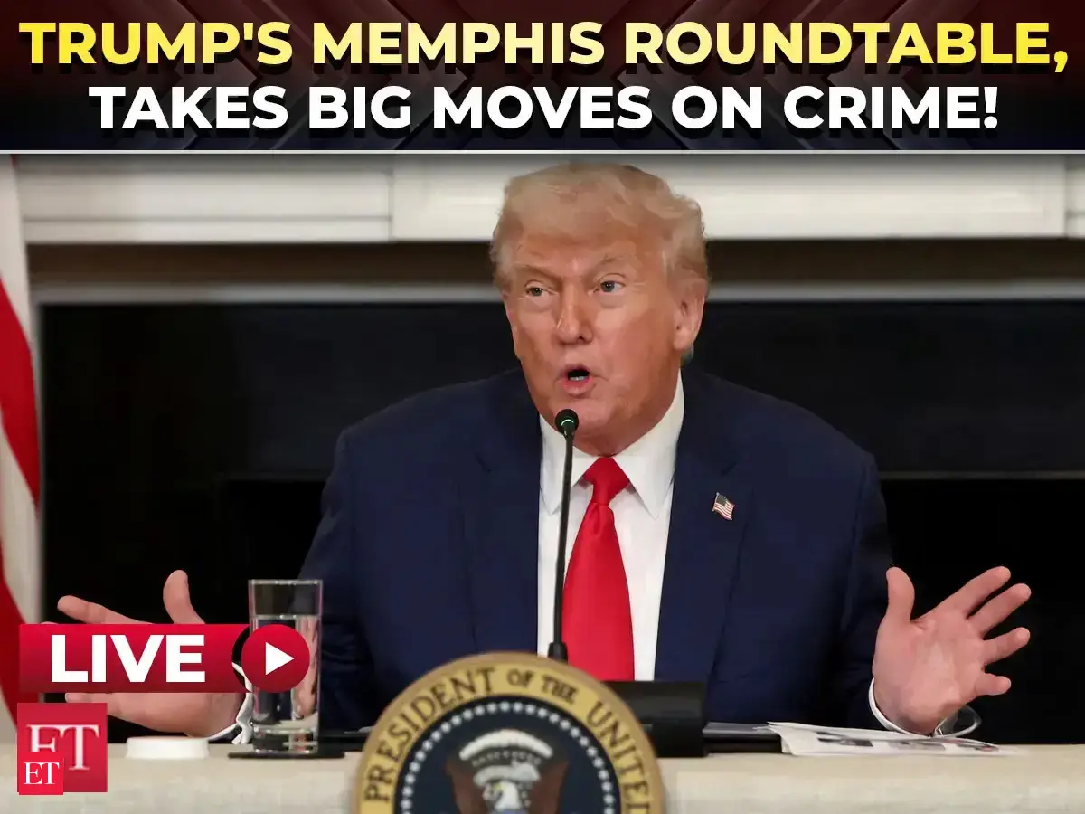 trump: LIVE NOW: Trump joins Memphis Safe task force roundtable, major ...