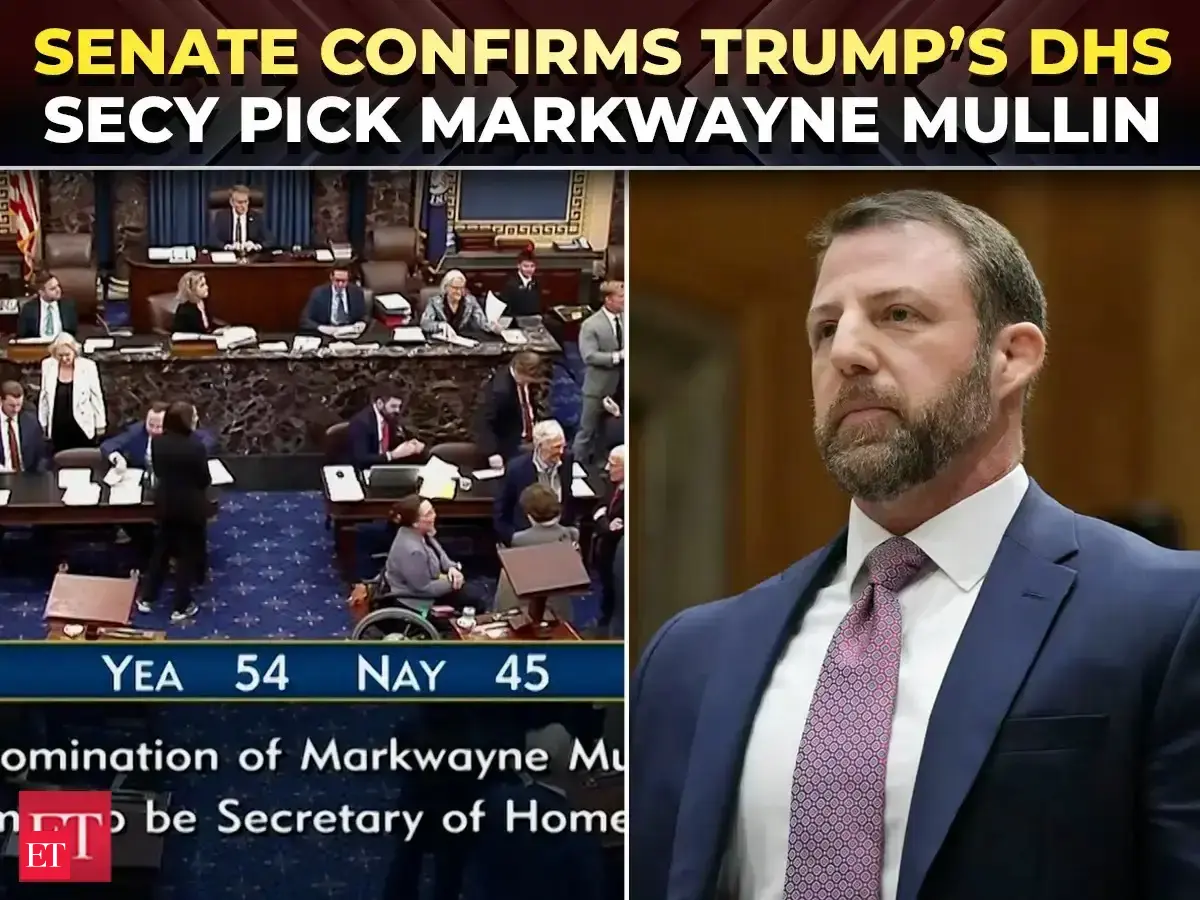 Trump’s DHS pick Markwayne Mullin confirmed in tight 54-45 Senate vote ...