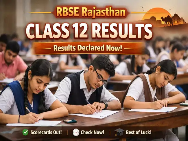 RBSE Class 12 results 2026 date and time confirmed: Check when and how ...