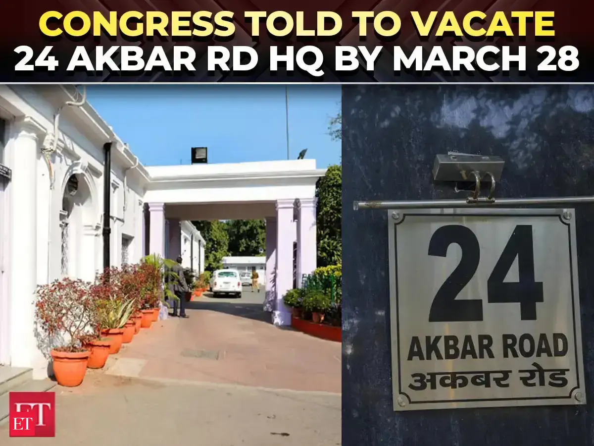 Big blow to Congress as notice issued for 24 Akbar Rd office; 'Don't ...