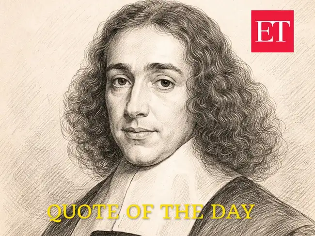 Quote of the day by famous Dutch philosopher Baruch Spinoza: 'When a ...
