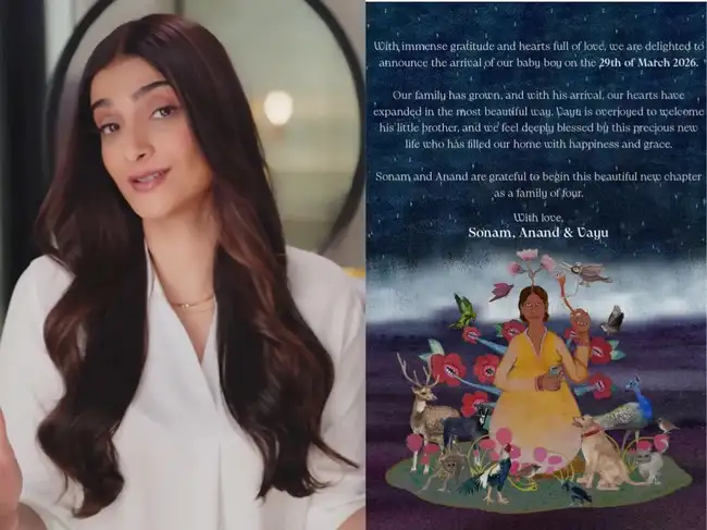 Sonam Kapoor announces birth of baby boy, shares family update on ...