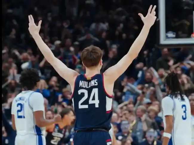 Braylon Mullins: Watch: Braylon Mullins sends Huskies to Final Four ...