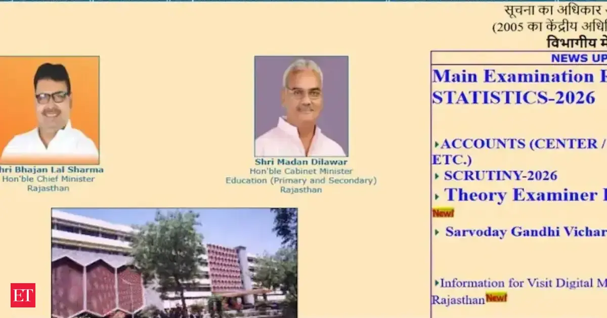 Rajasthan Board RBSE 12th result 2026 roll number: How to check ...