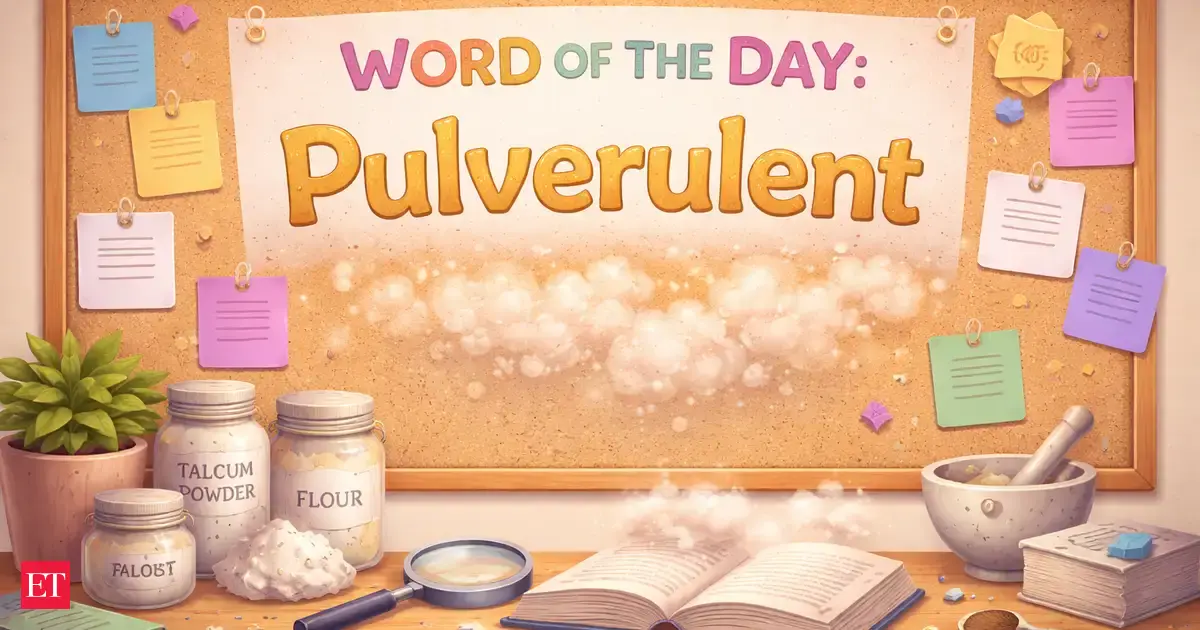 Word of the Day Pulverulent: Word of the Day: Pulverulent - The ...