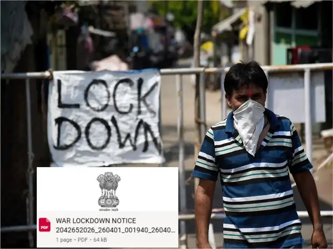 'Lockdown in India' notice arrives: Viral govt document leaves people ...