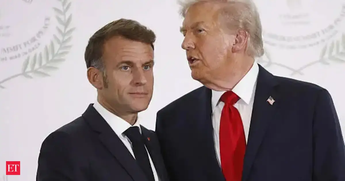 Donald Trump Macron mock controversy: Donald Trump mocks Macron over ...