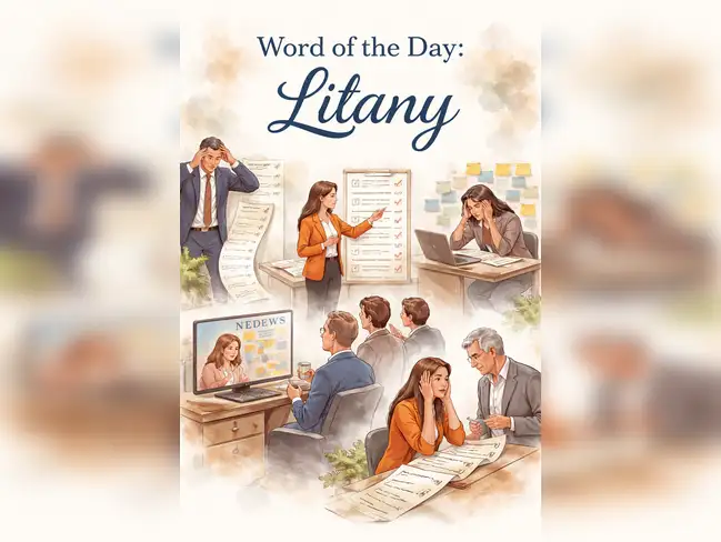 Word of the day: Litany - The Economic Times
