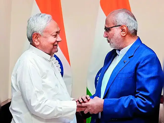 Nitish Kumar takes Rajya Sabha oath, set to step down as Bihar CM; BJP ...