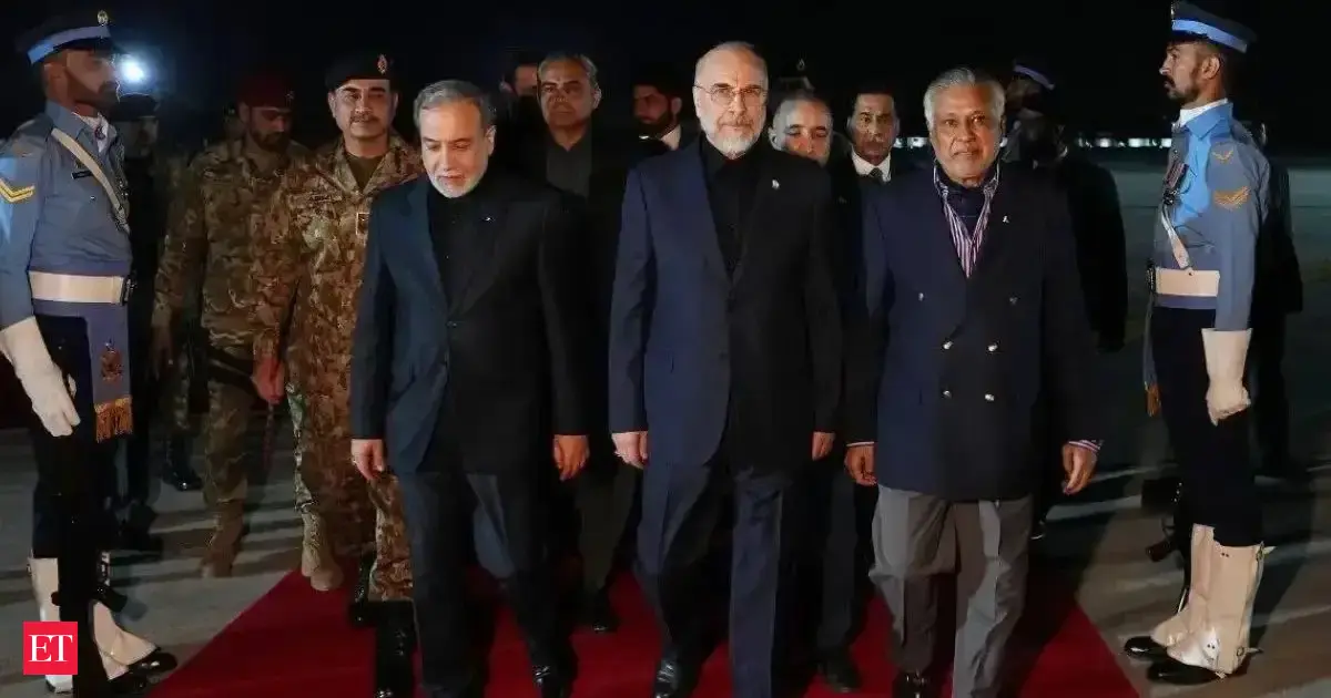 Iran envoys meet Pakistani PM ahead of US talks - The Economic Times
