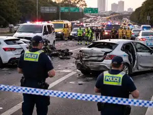 Melbourne Horror: Two critical among five injured in five-car crash on ...