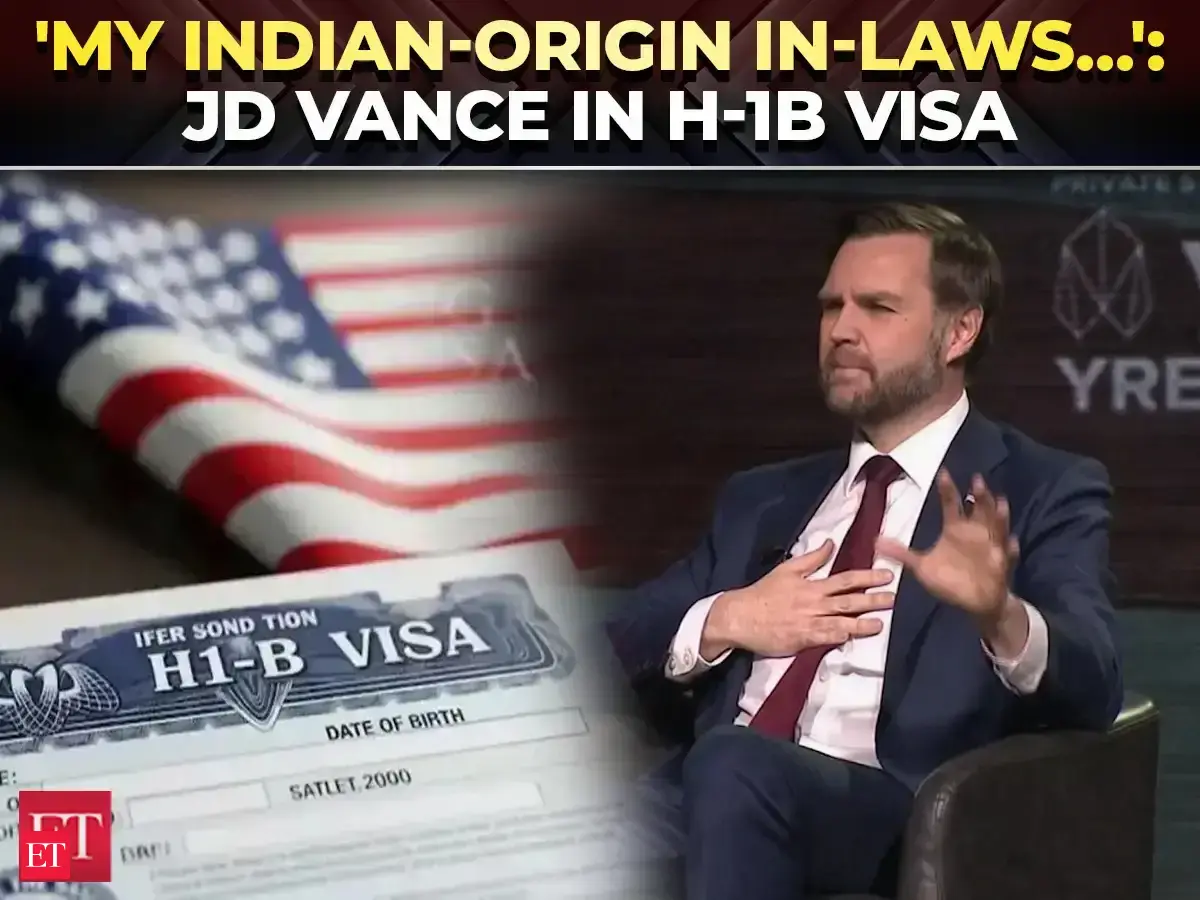 ‘Think as Americans First’: JD Vance’s message to H-1B visa holders ...