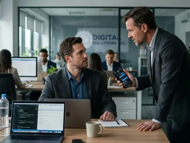 How an employee in reply to boss set a boundary between office work vs ...