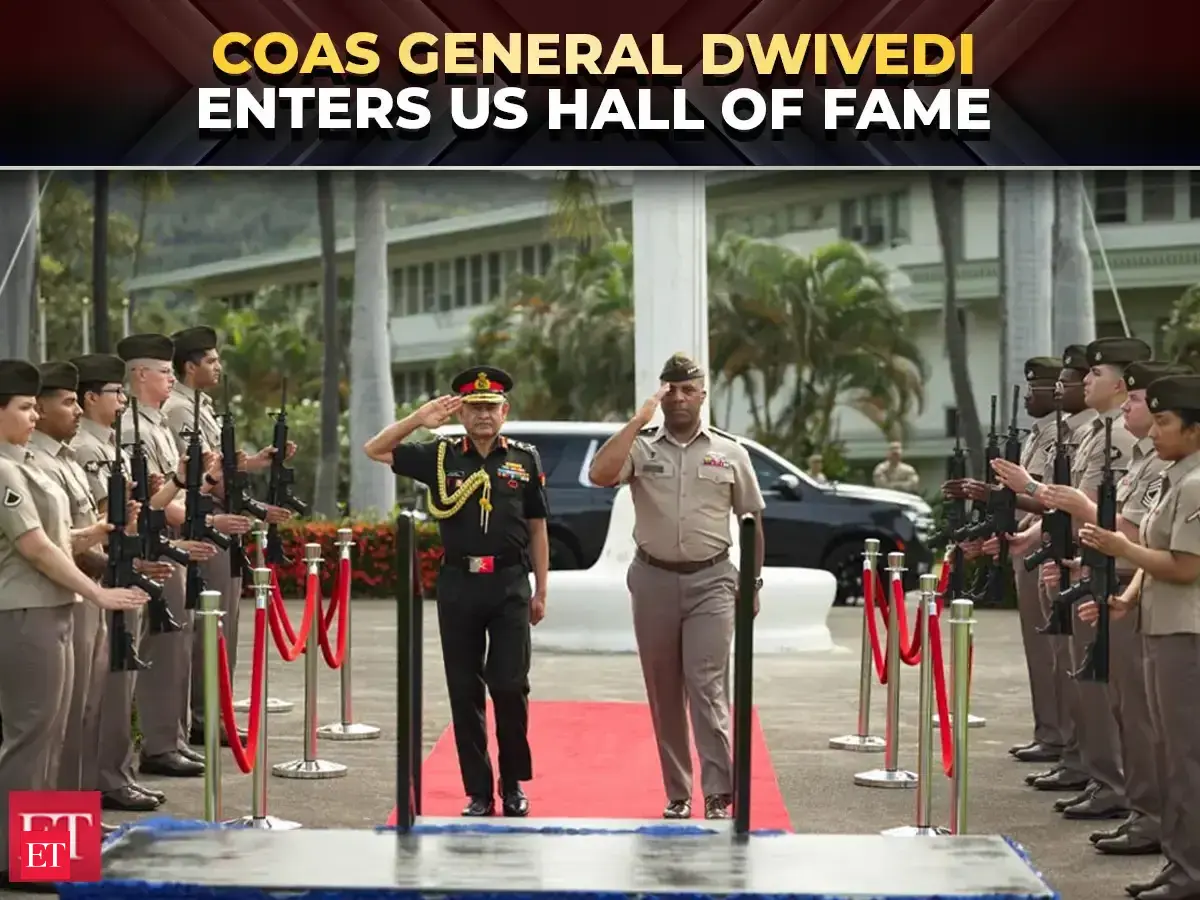 upendra dwivedi: COAS Upendra Dwivedi inducted into Hall of Fame at US ...