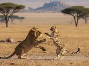 Can Lions and Cheetahs Coexist? Big Cats Show Unexpected Social ...