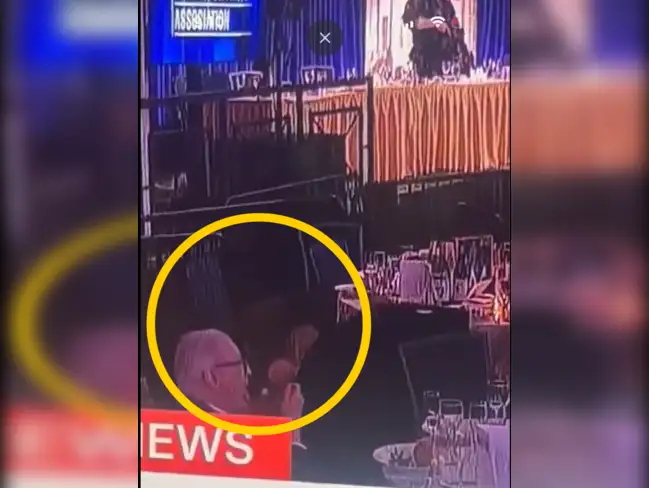Watch: Elderly man refuses to stop eating even as Secret Service rushes ...