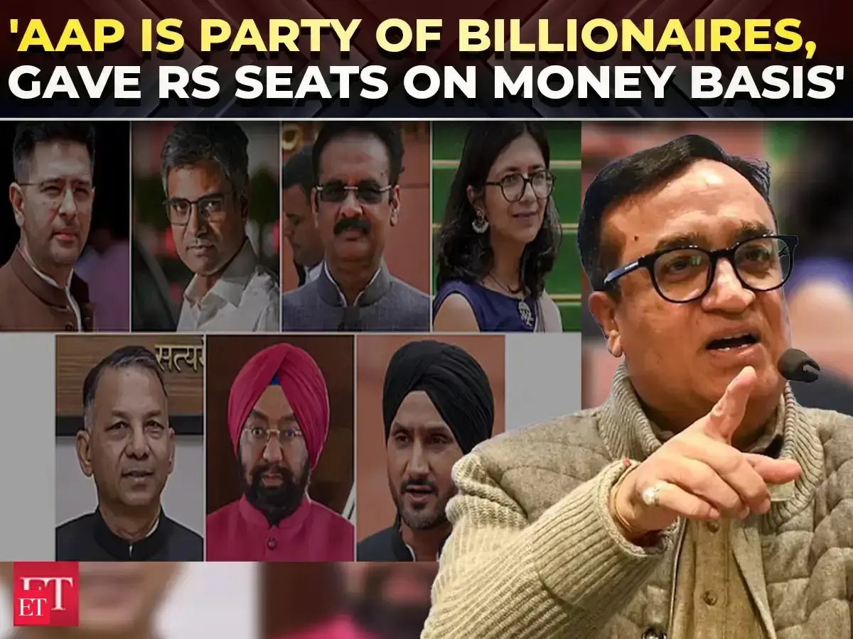 'Arabpati Aadmi Party': Cong's Maken alleges 7 defected AAP MPs have ...