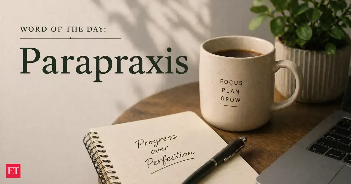 Parapraxis meaning: Word of the Day: Parapraxis - The Economic Times