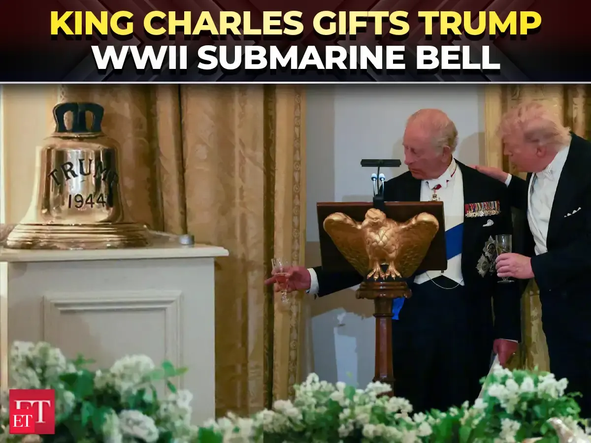 'Just give us a ring if you ...': King Charles gifts Trump WWII ...