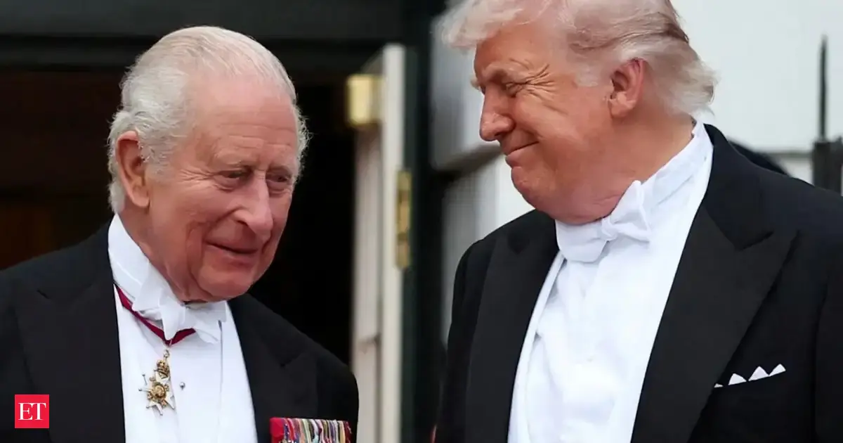 "You'd be speaking French": King Charles III playfully roasts Trump ...